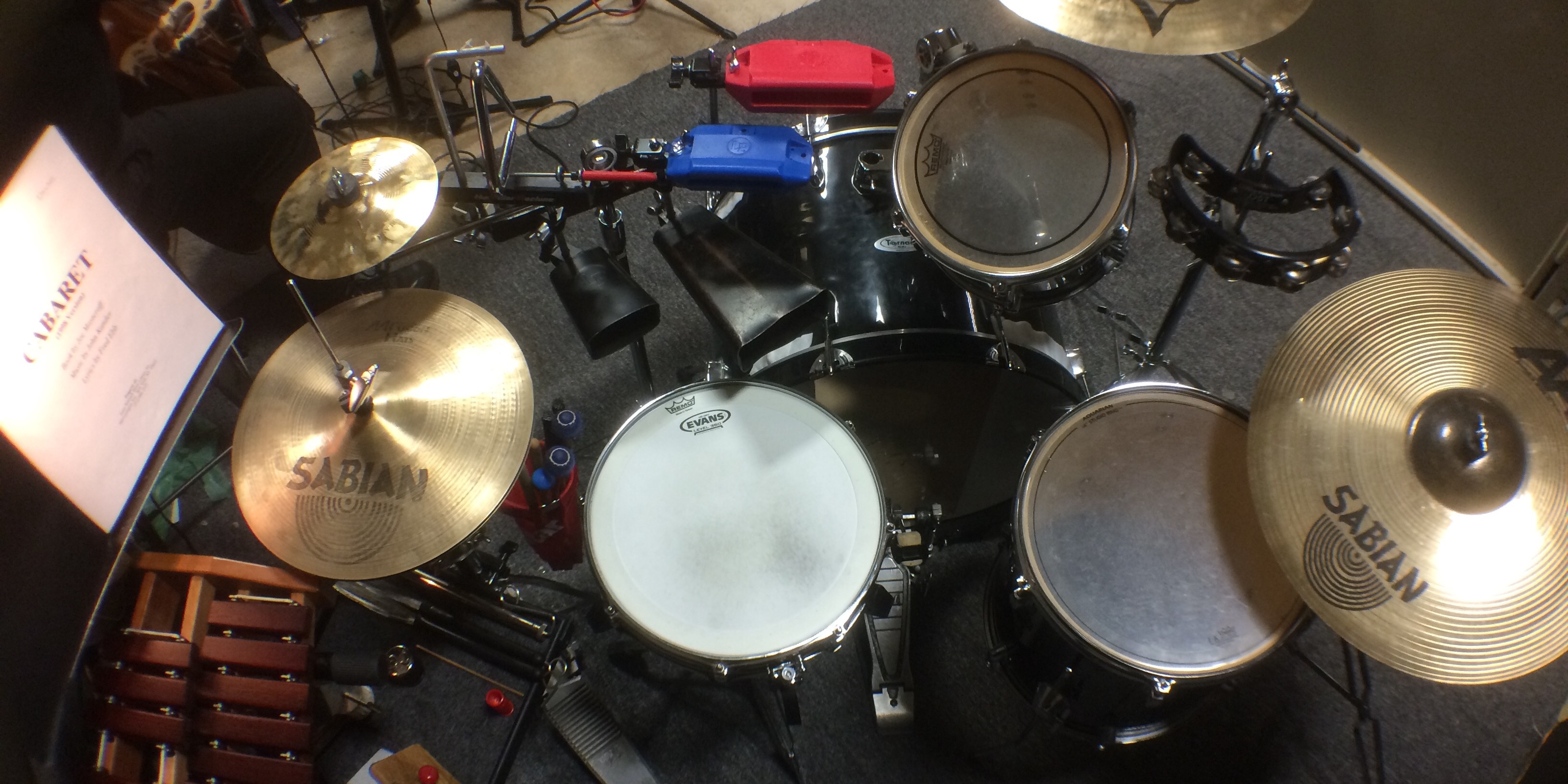 Cabaret setup, July 2016 | Cincinnati Percussionist and Music Teacher