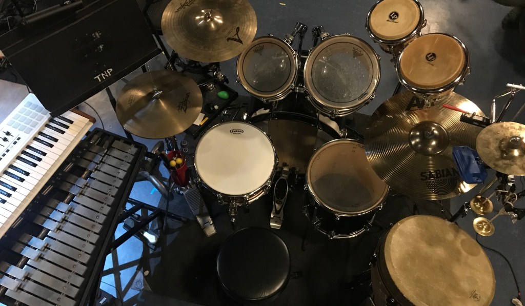 Next to Normal pit percussion setup | Cincinnati Percussionist and ...